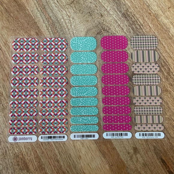 Jamberry | Makeup | Jamberry Full Sheet 3 Half Sheets | Poshmark